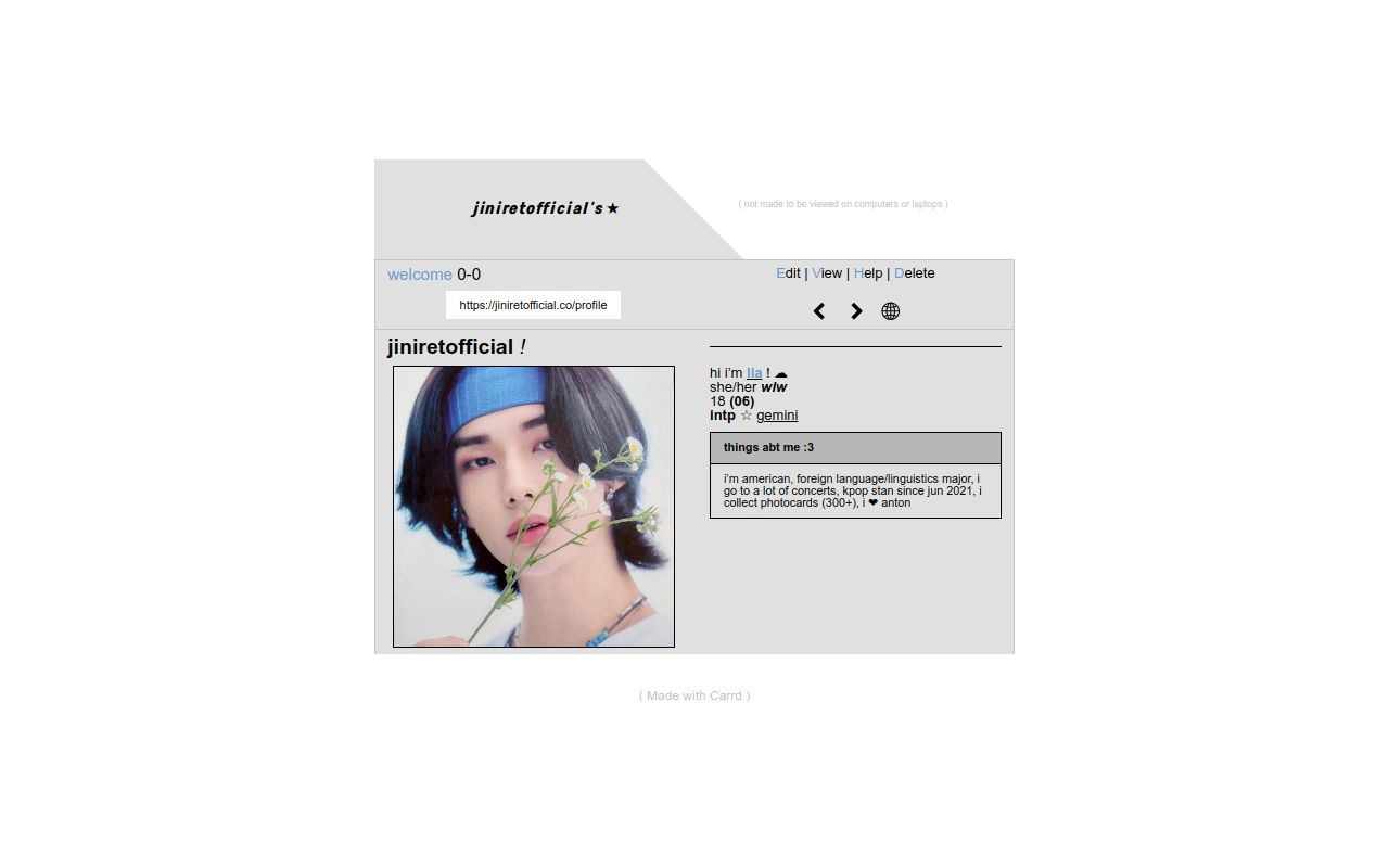 lia’s carrd